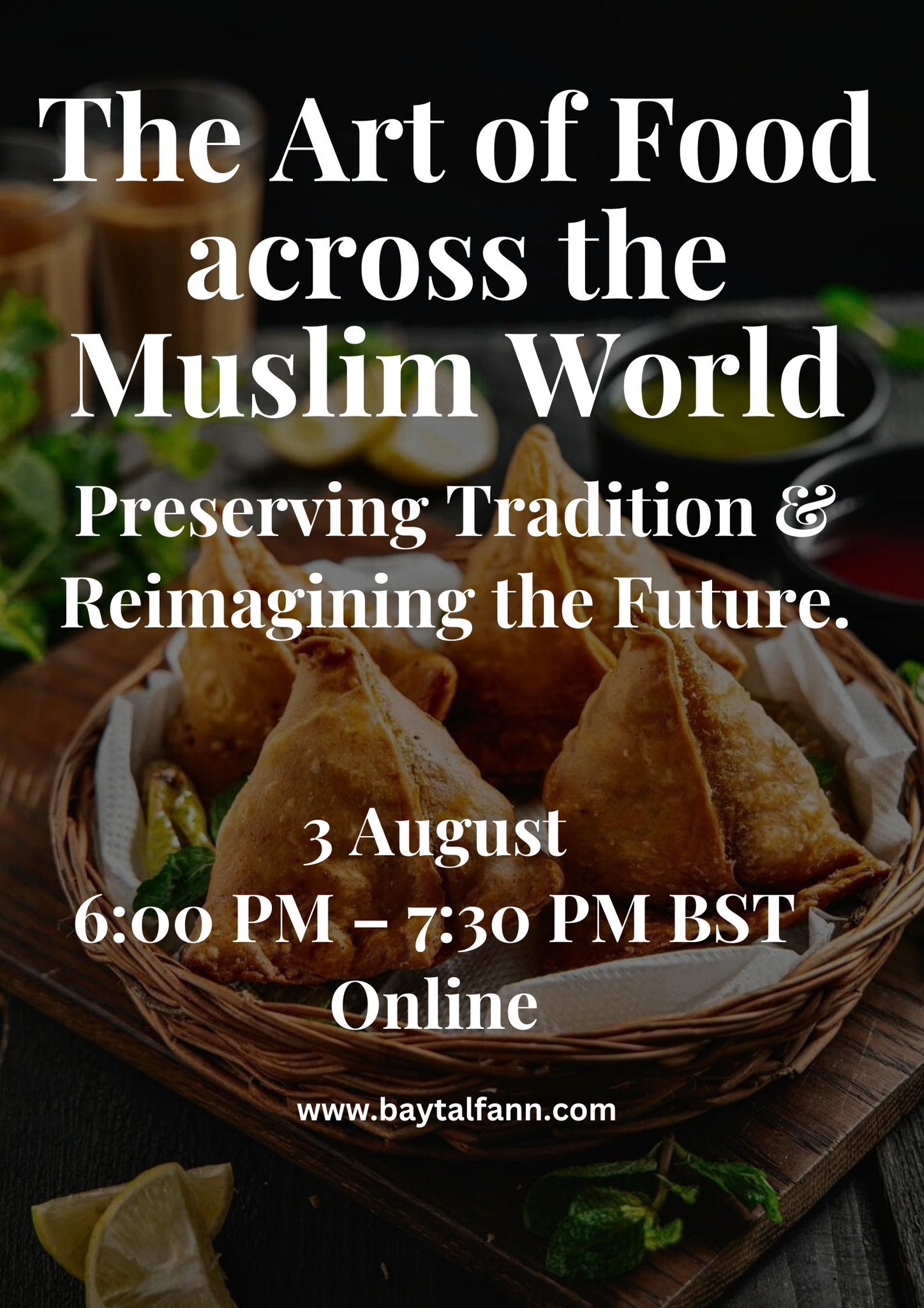 Bayt Al Fann On Twitter Want To Know More About Food Heritage Across The Muslim World Join Us
