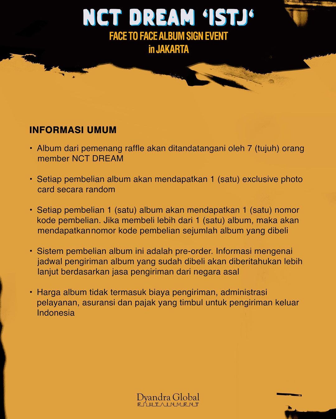 NCT DREAM CENTER on Twitter: "NCT DREAM The 3rd Album 'ISTJ' Face-to-face Album Fansign Event in ...