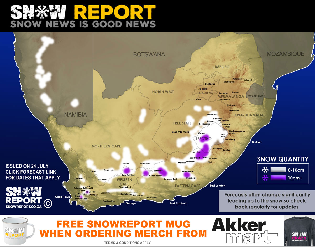 Snow Report SA on Twitter: " ADVANCED SNOW FORECAST: More snow on the radar this weekend with ...