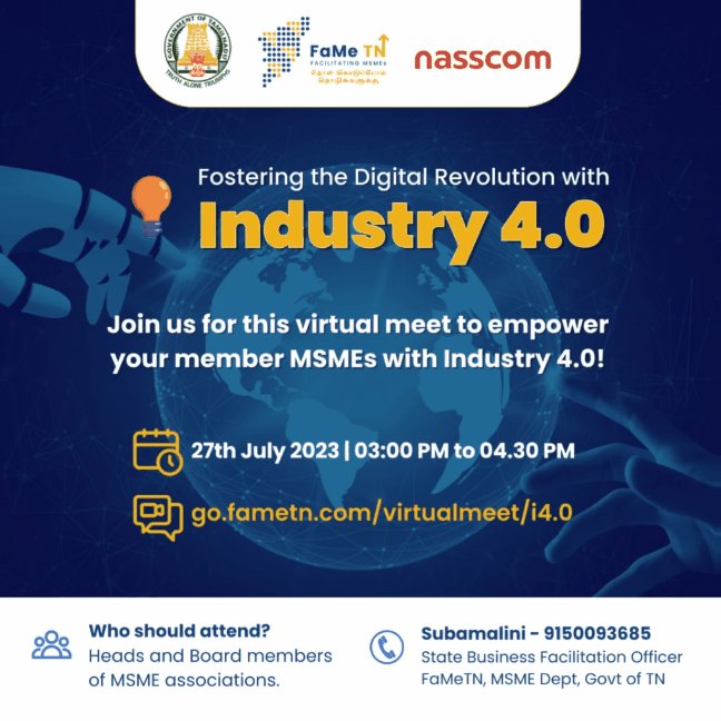 FaMe Tamil Nadu on Twitter: "We cordially invite you to a virtual meeting aimed at fostering the ...