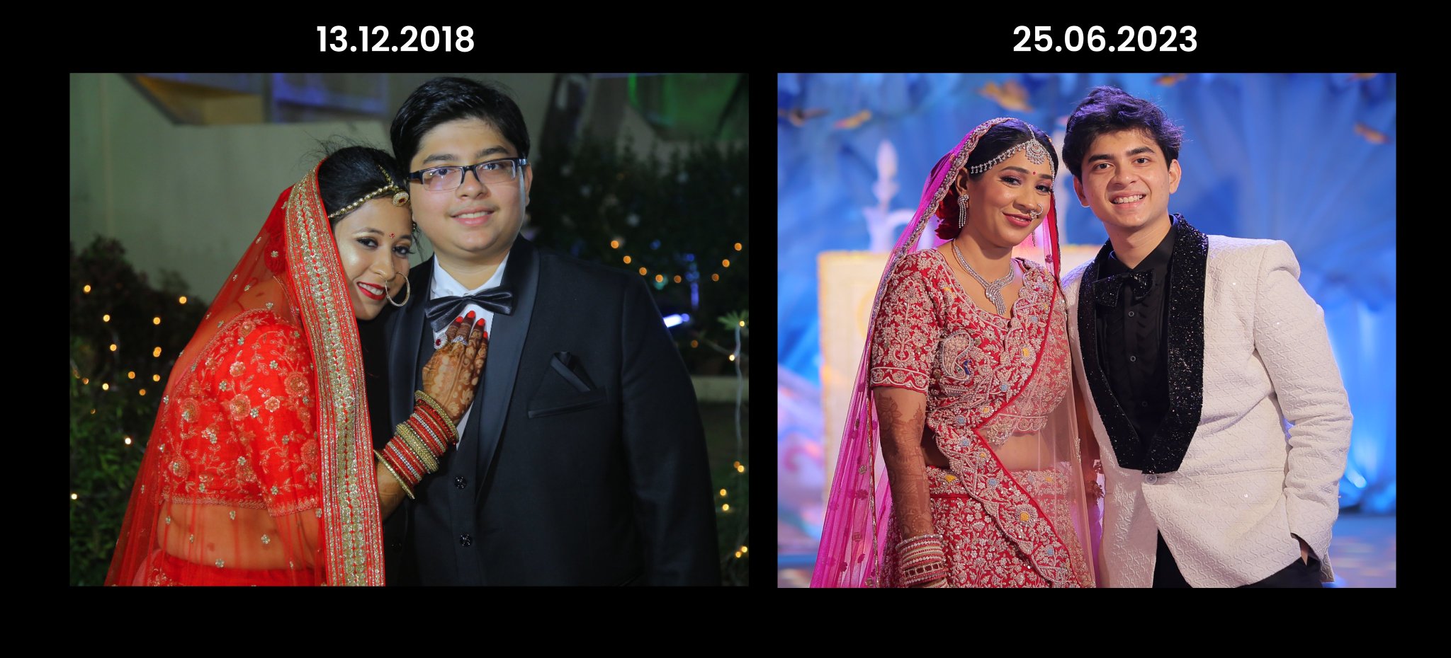 Rishabh Keshan on Twitter: "2018: "Le me" at my first sister's wedding 2023: "Le me" at my ...