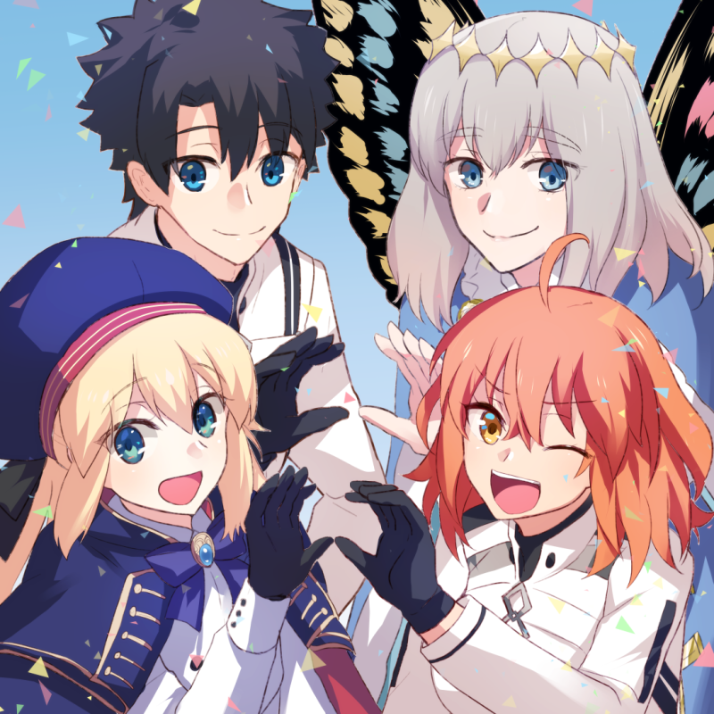 だいよんのかべ）は原稿中 on Twitter: "↓https://t.co/ddpPyEkWGNのおまけ・文字無し版、黒オベロン差分 #FGO #FGO8周年 https://t.co ...