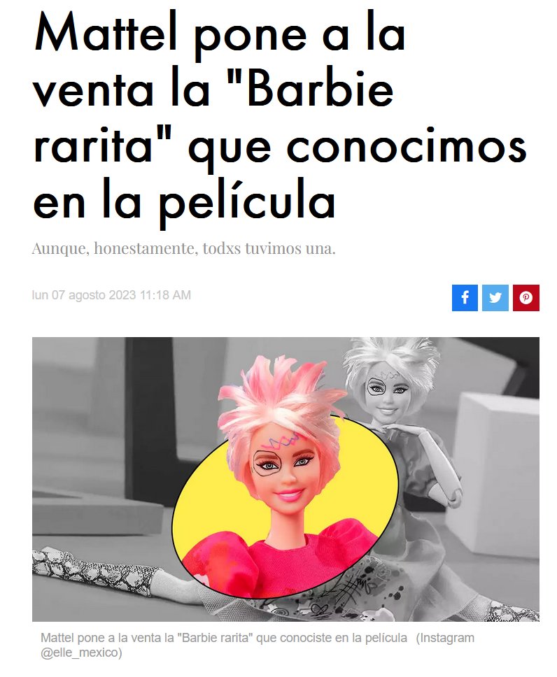 🧵Hilo de porque la película de Barbie, sea intencionadamente o no, es ...