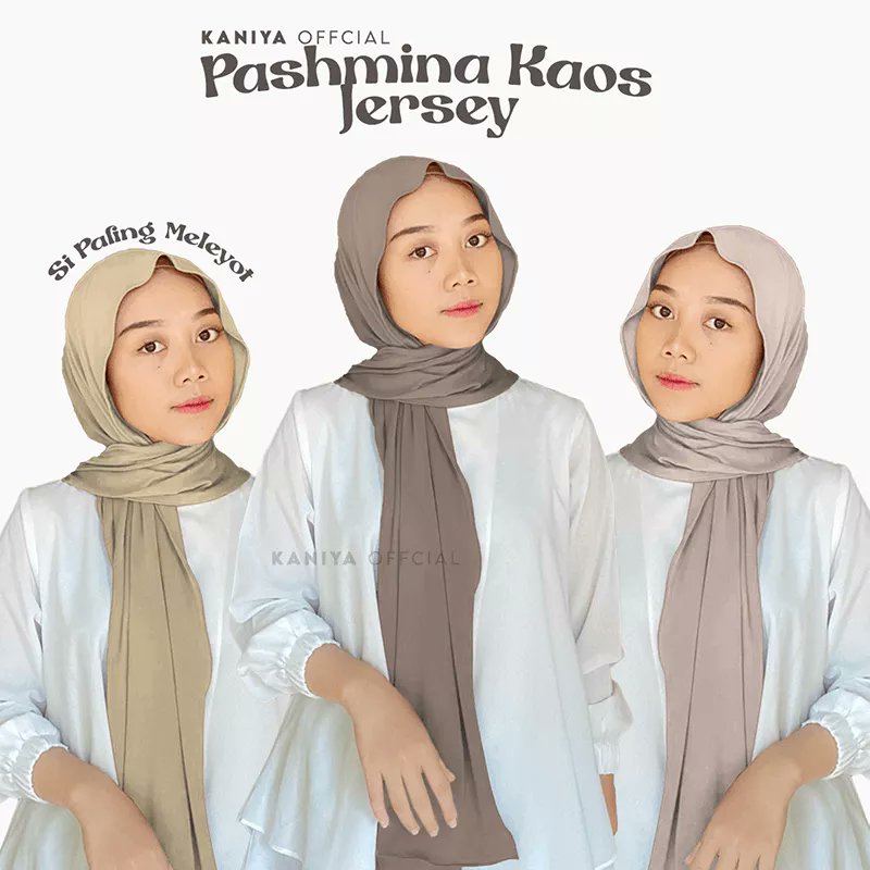 Tutorial Hijab Pashmina Kaos