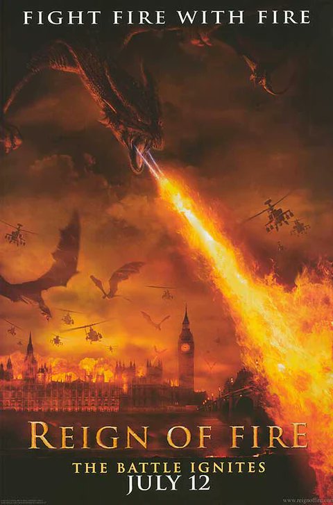Reign Of Fire Movie Poster