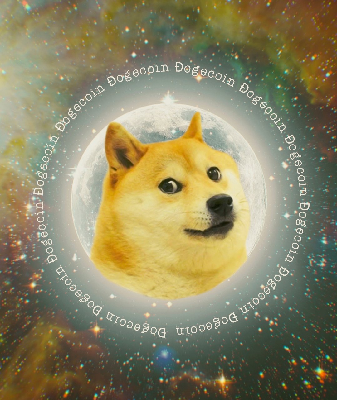Doge Moon Wallpaper