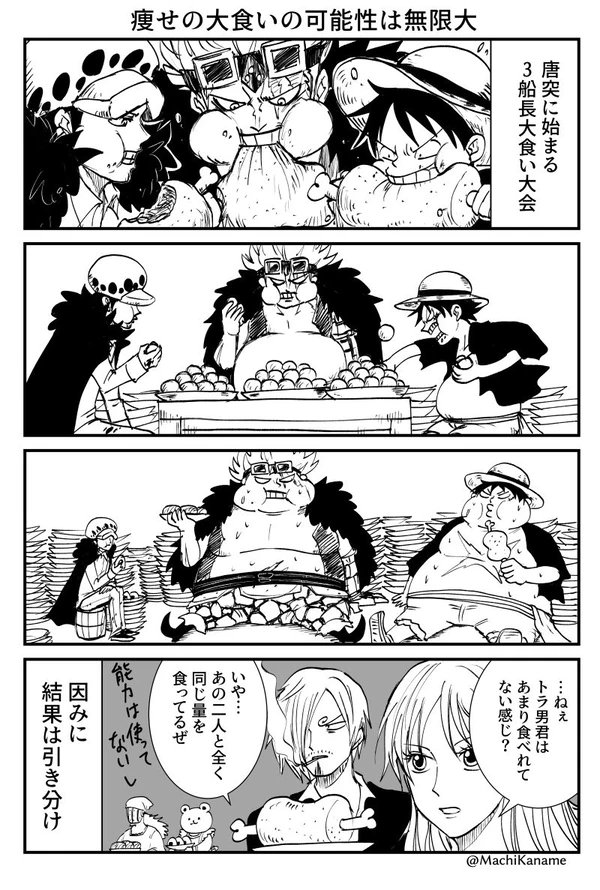 「過去ログ。張り合う3船長大好き」要@C104(日)東3エ-13bの漫画