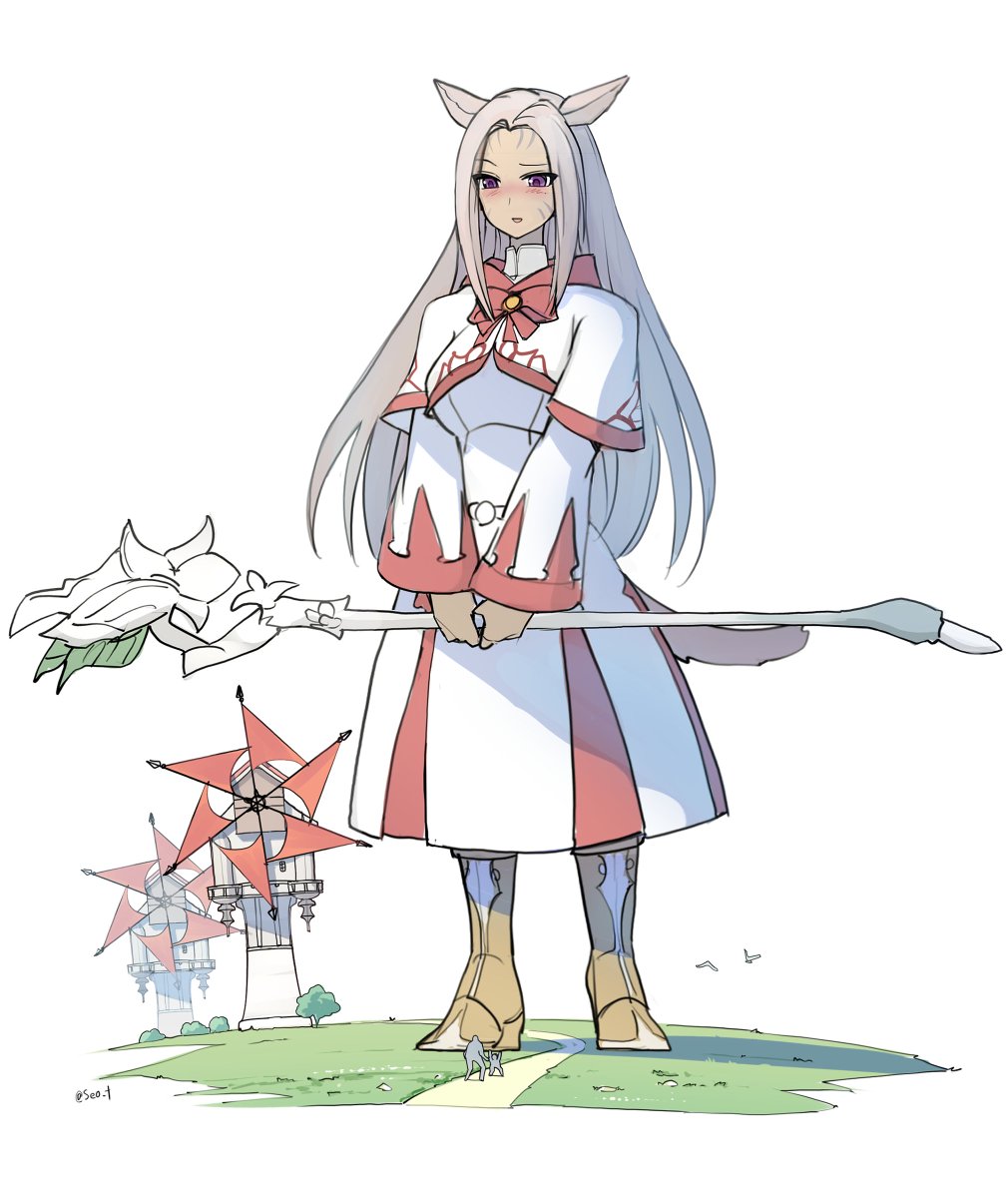 FF14「巨大白ちゃん… #FF14 #FF14イラスト」|瀬尾🍖のイラスト