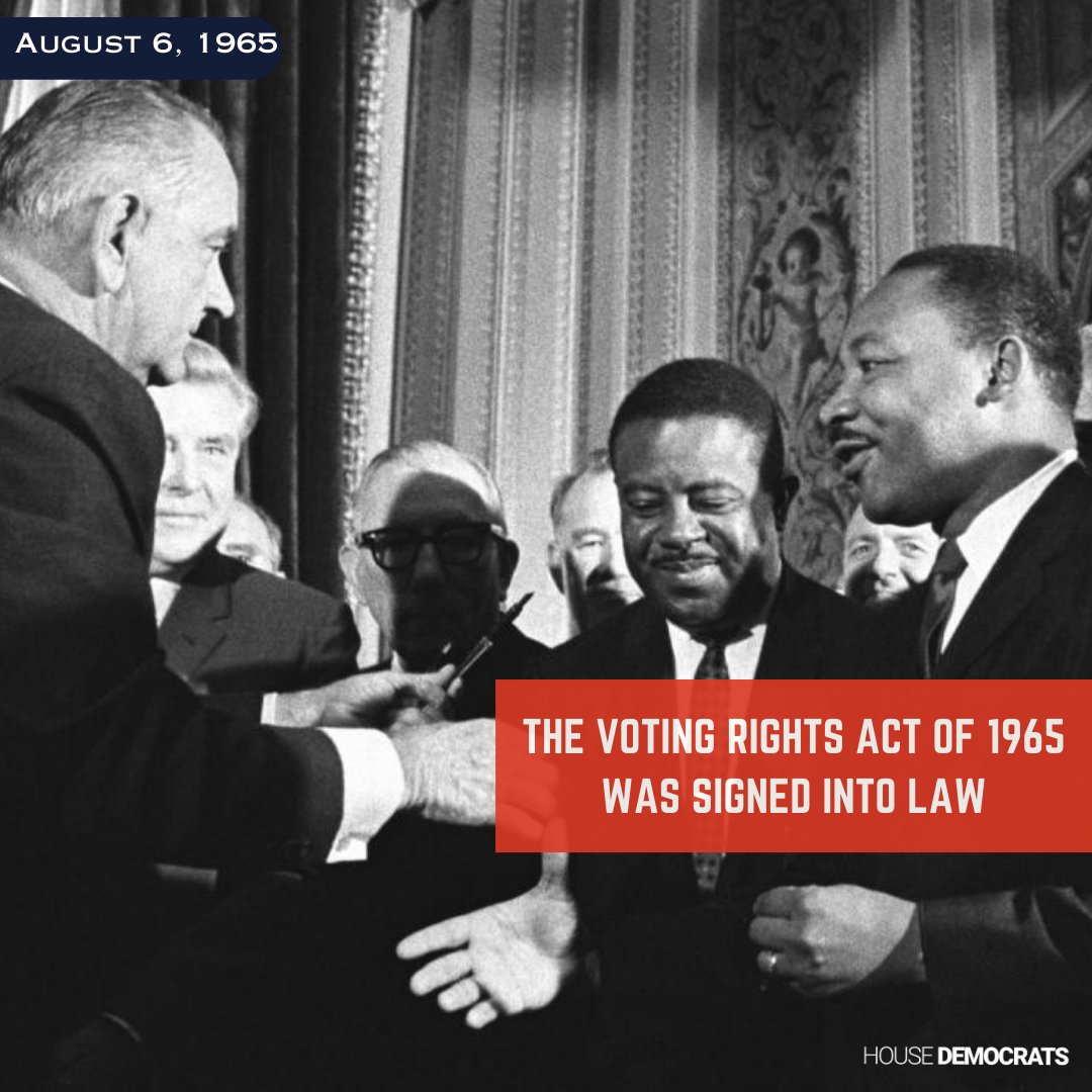 Voting Rights Act Of 1965 Signing