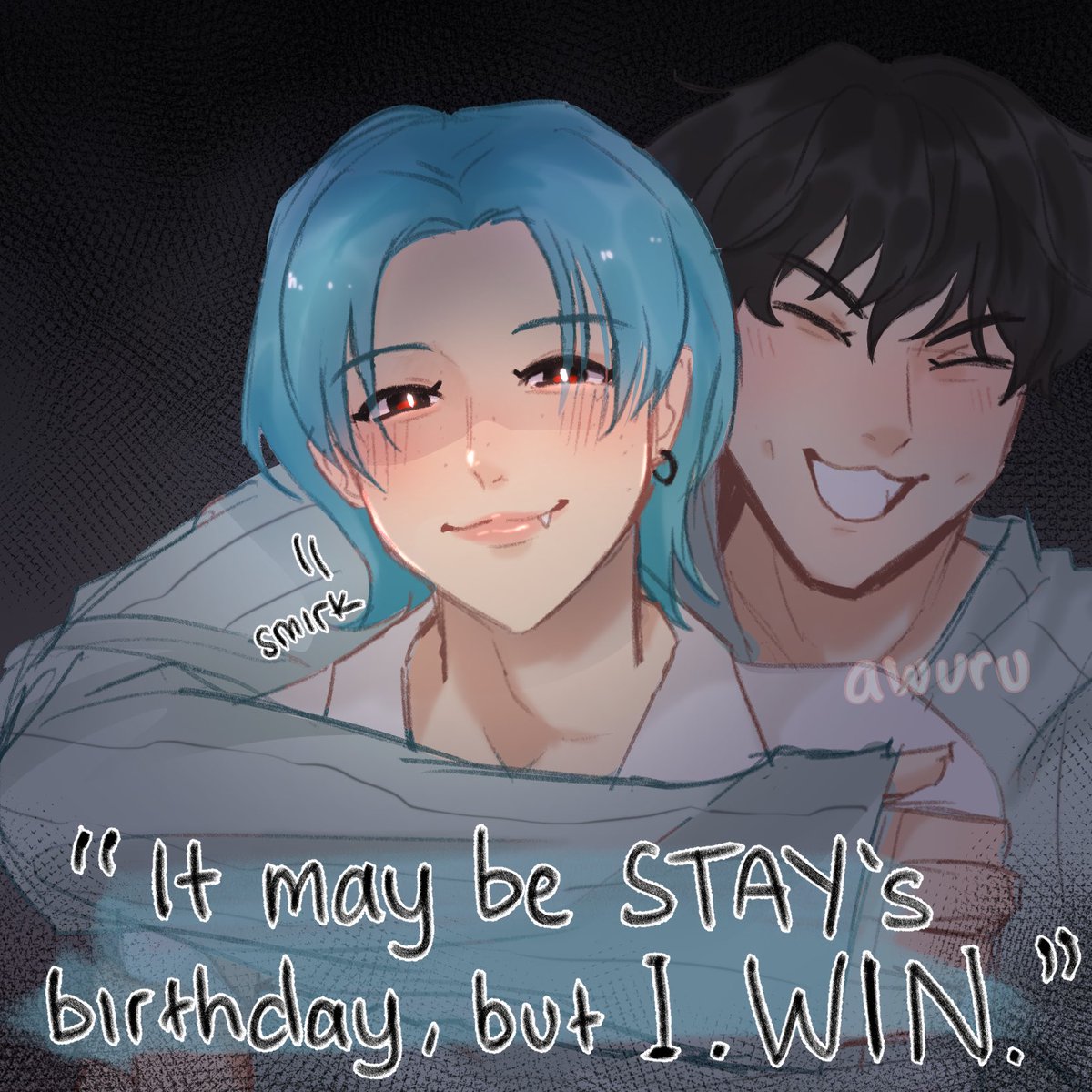 「Lovely(scheming) smile that I can't stop」|awuru | comms full!のイラスト