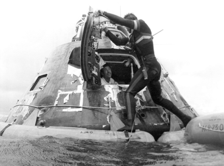 Apollo Splashdown In 1971