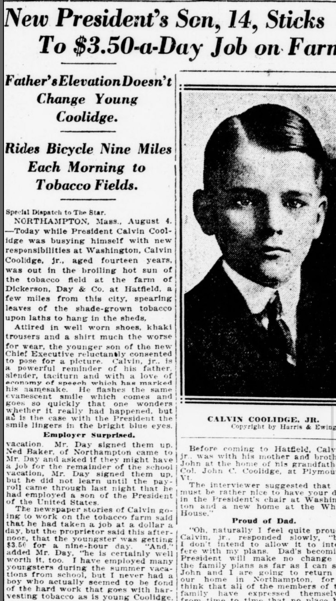 Calvin Coolidge Young