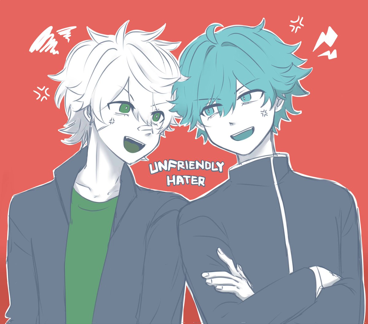 「chongnett unfriendly hater 🍨👍」choopsの漫画