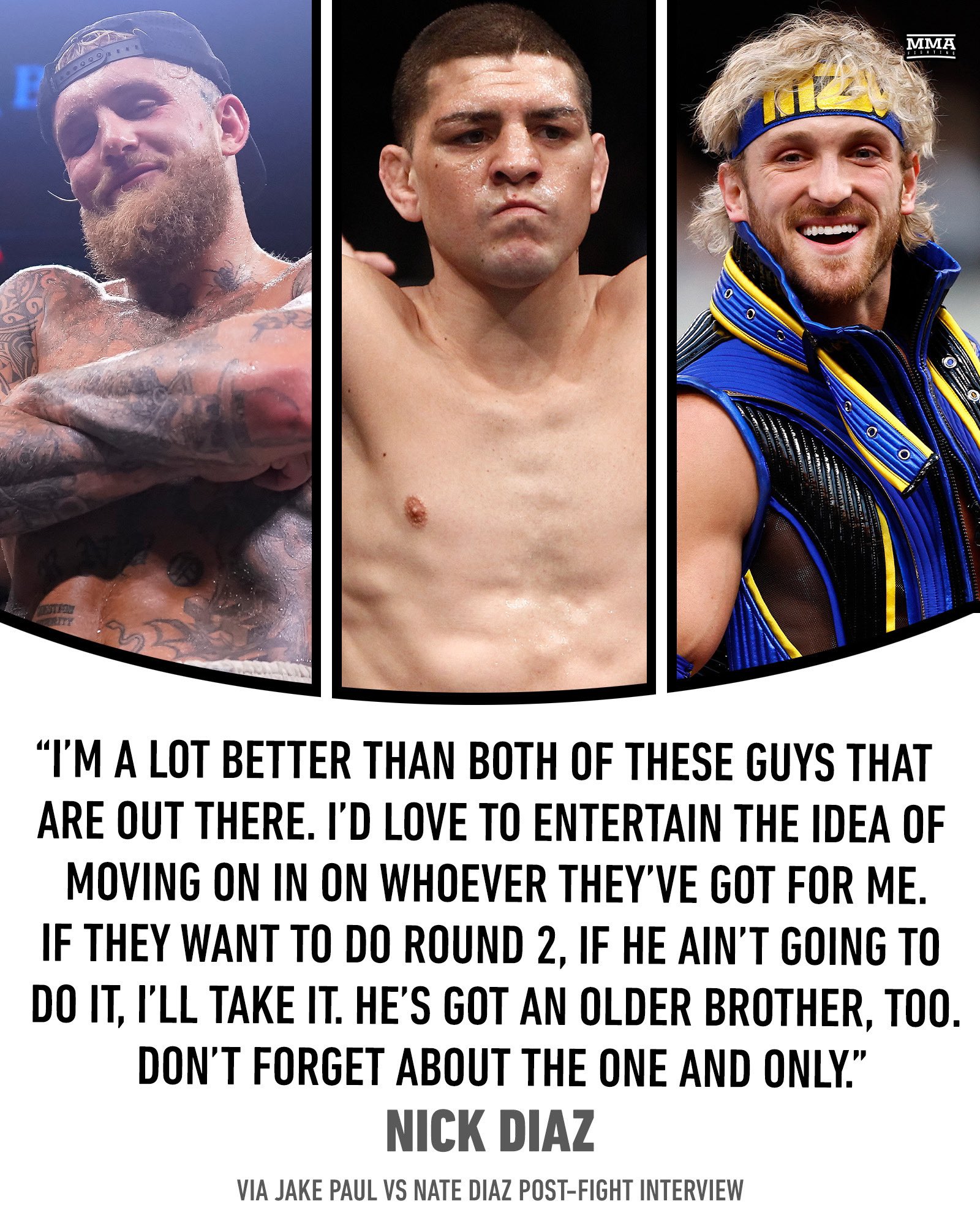 Nick And Nate Diaz Fight