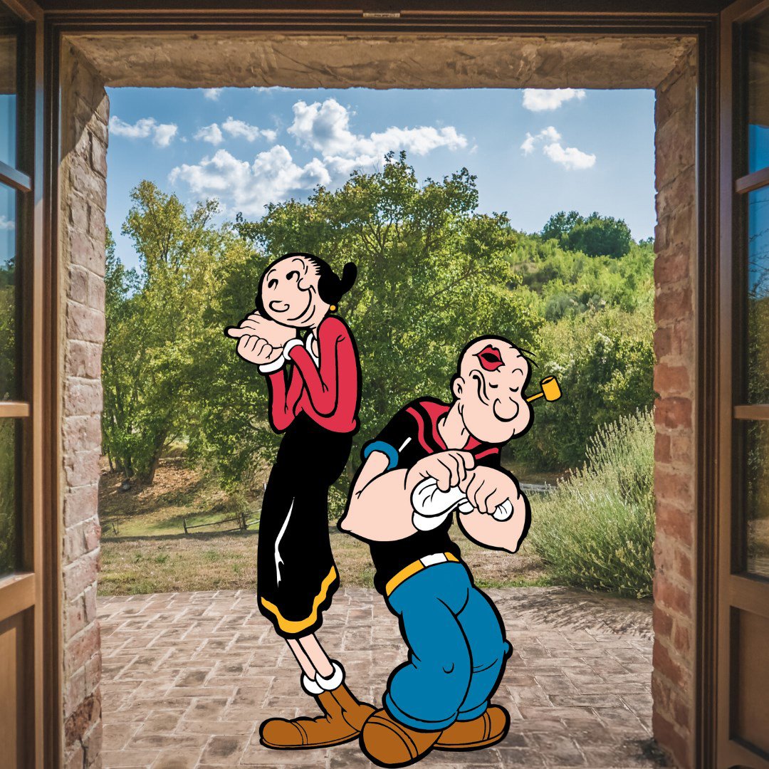Popeye And Olive Oyl Kiss