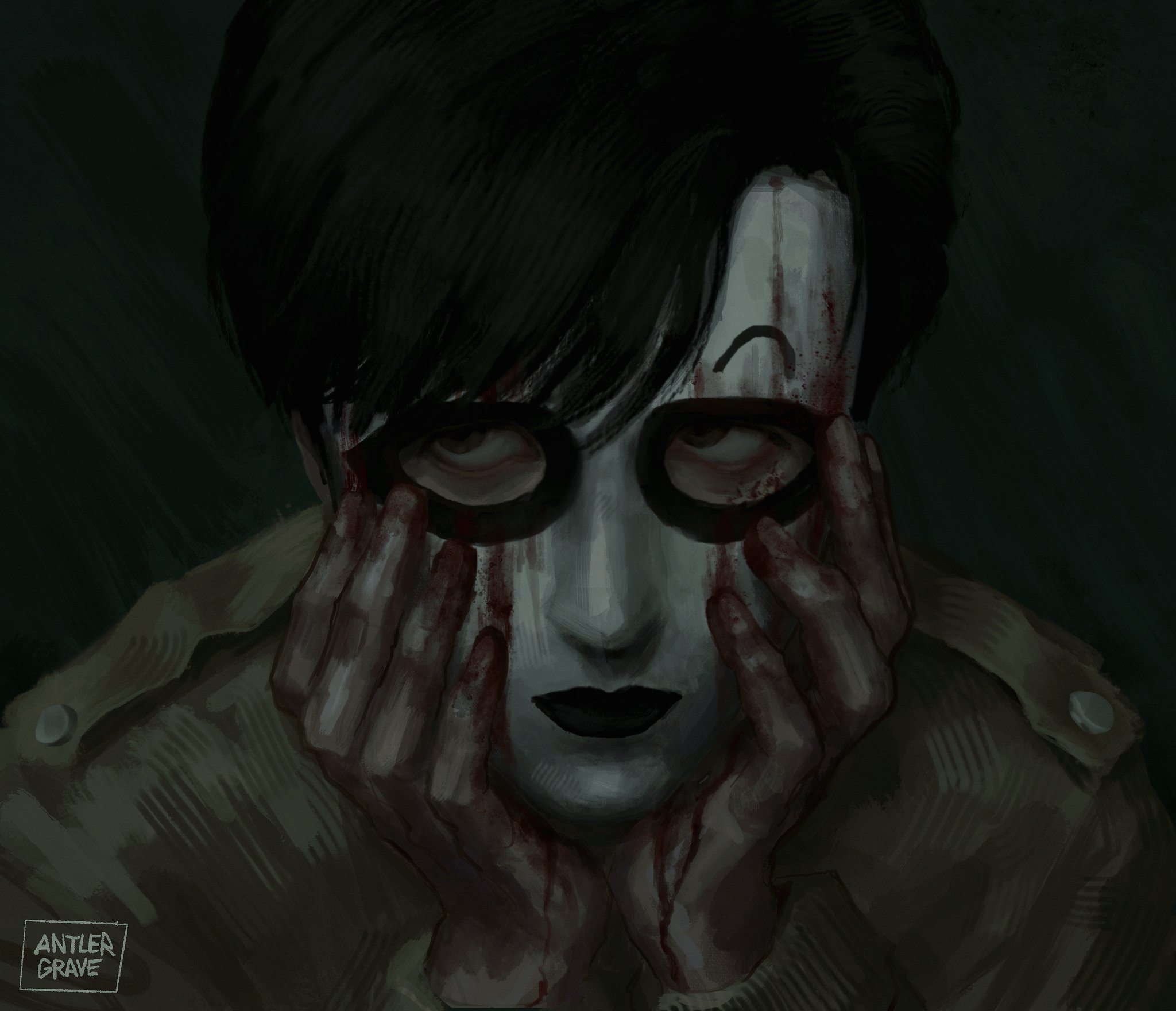 Masky Marble Hornets Fan Art
