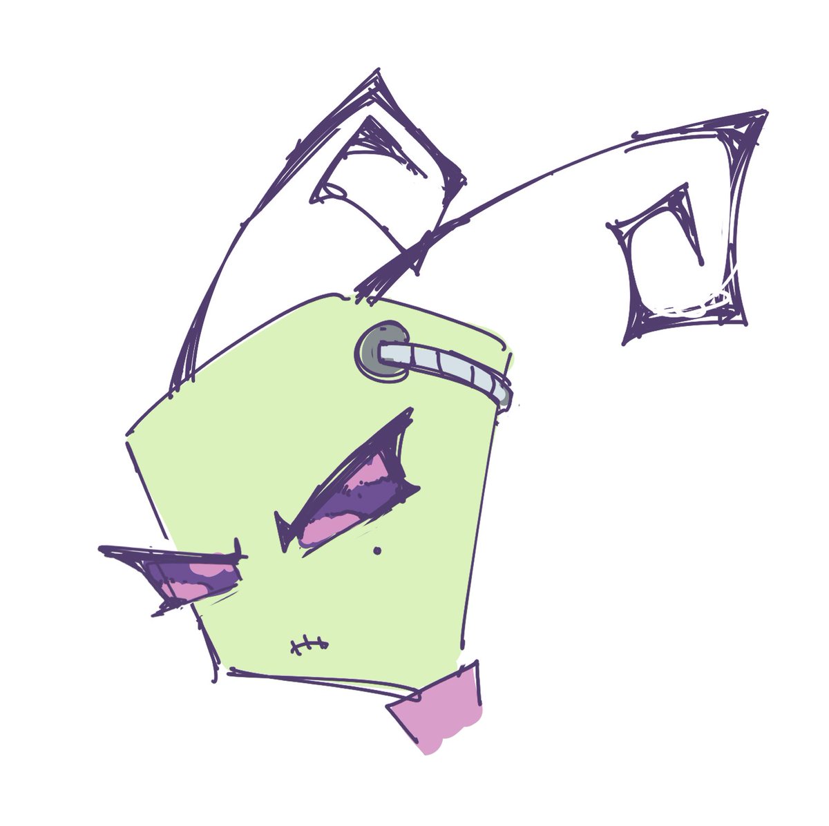 「irken tak done while sketching the new o」|QAISE @ comm time !!!のイラスト