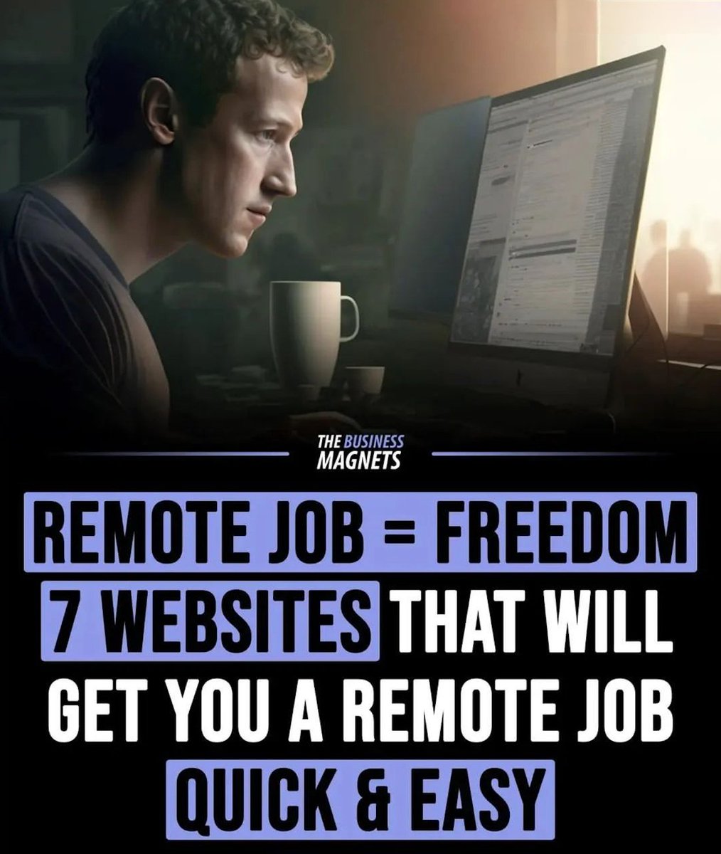 REMOTE JOB = FREEDOM 7 Websites that will get you a Remote Job ...