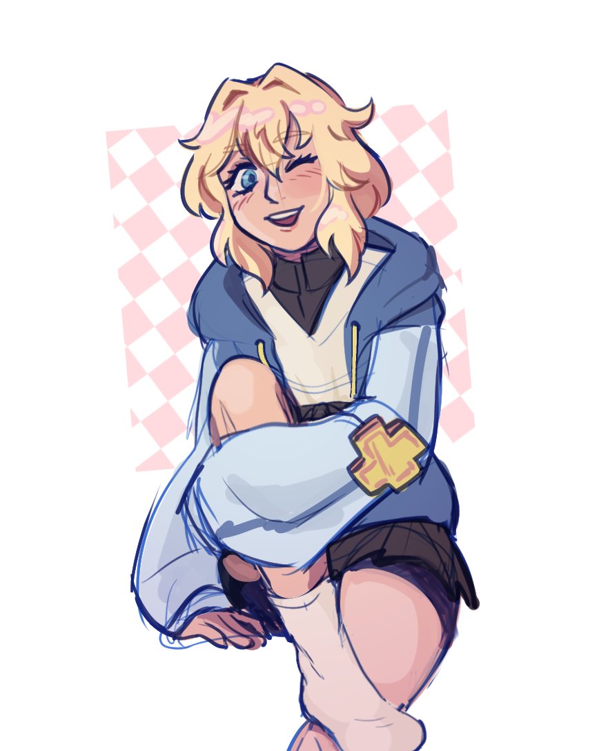 ブリジット(ギルティ・ギア) 「just sketches :3 elphelt and bridget #gg」|🌈super kayのイラスト