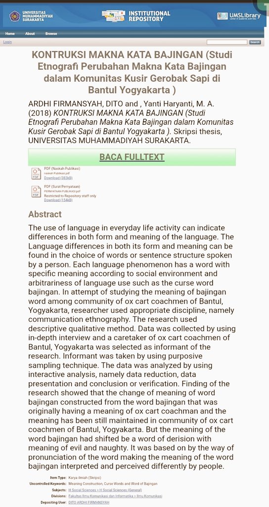 YANG LUPUT DARI "BAJINGAN TOLOL" JOKOWI X ROCKY [Utas] Kata-kata dlm ...