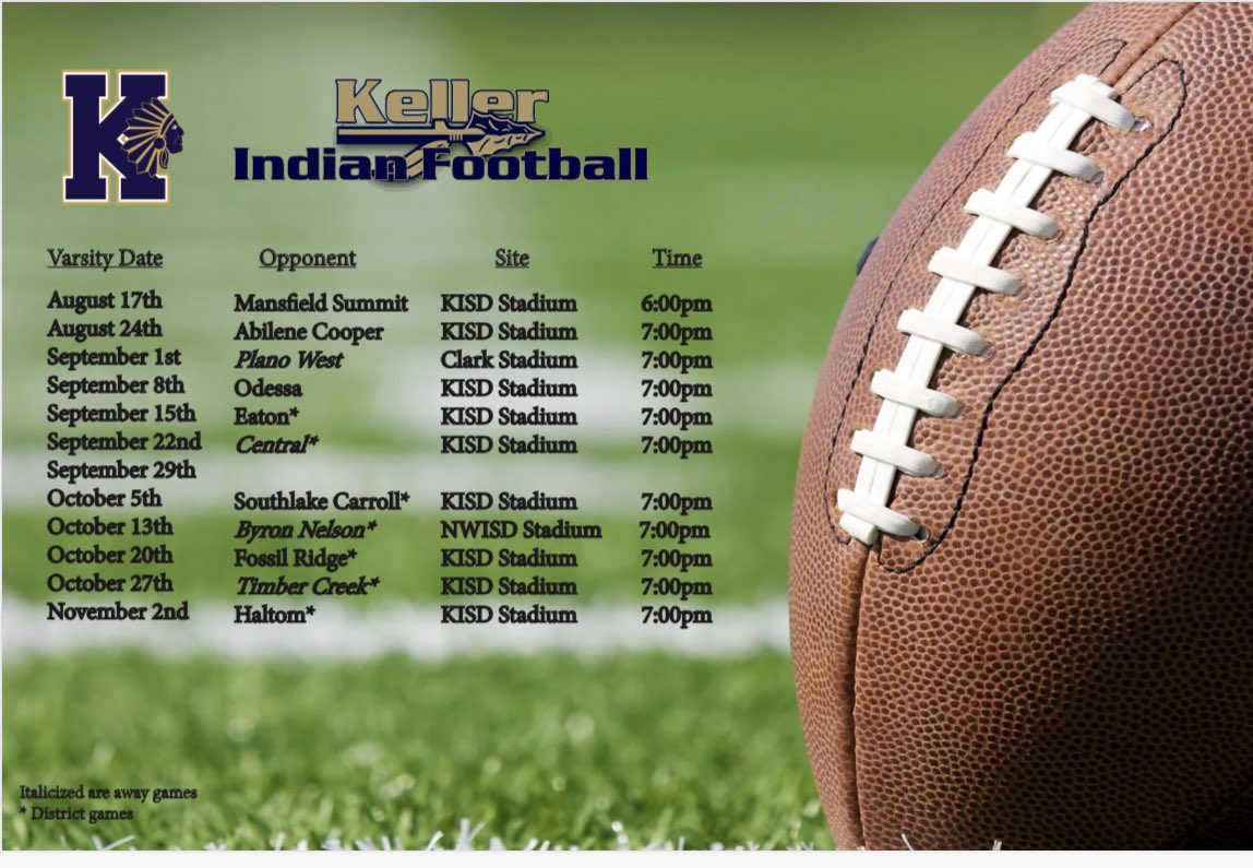 Keller High School Indian