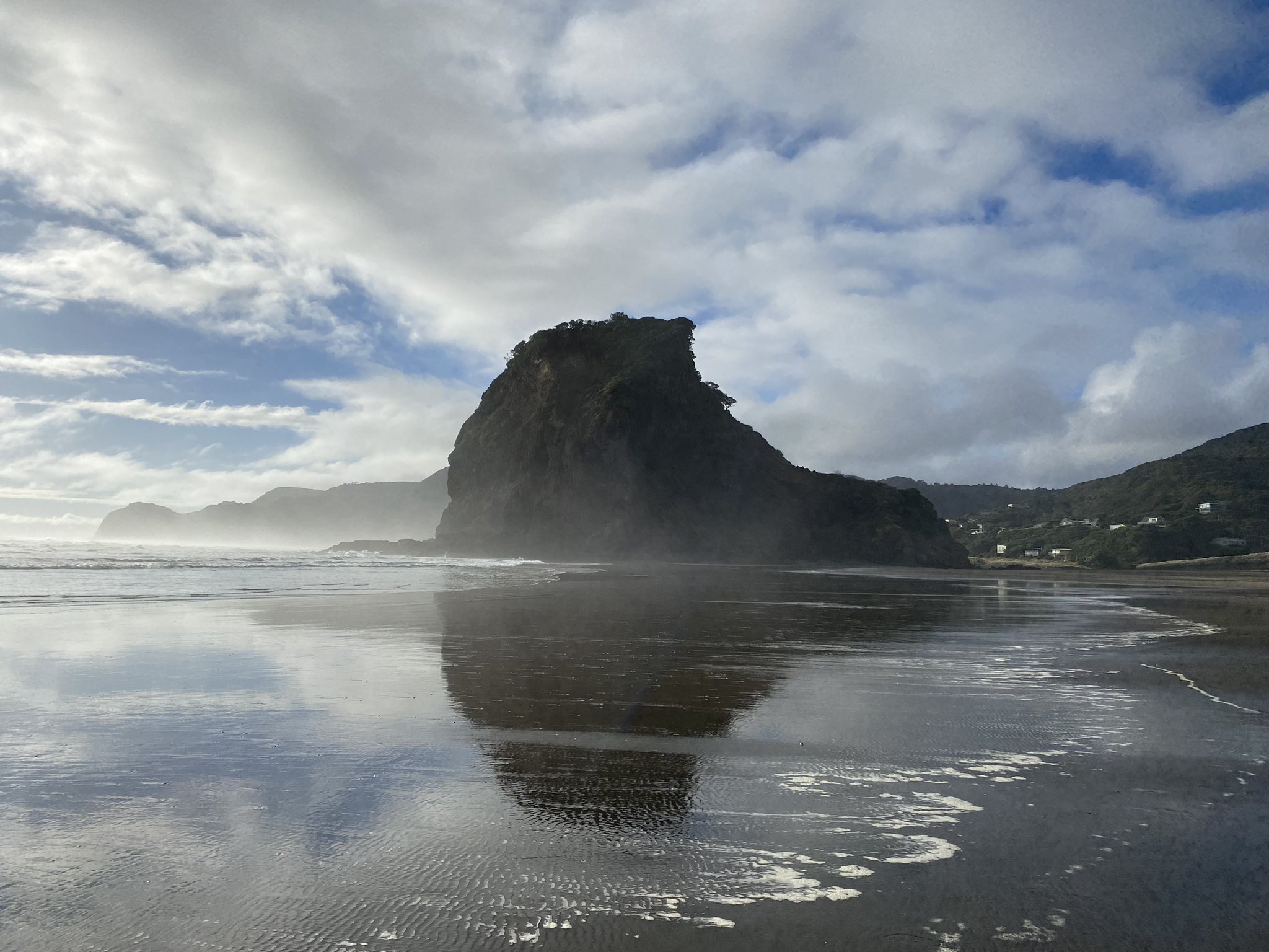 Piha Beach Black Sand