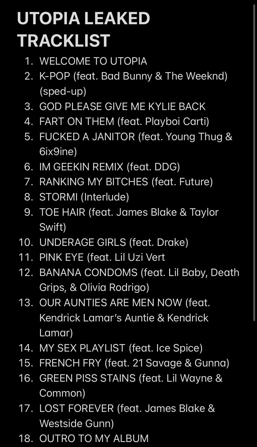 Common Be Tracklist