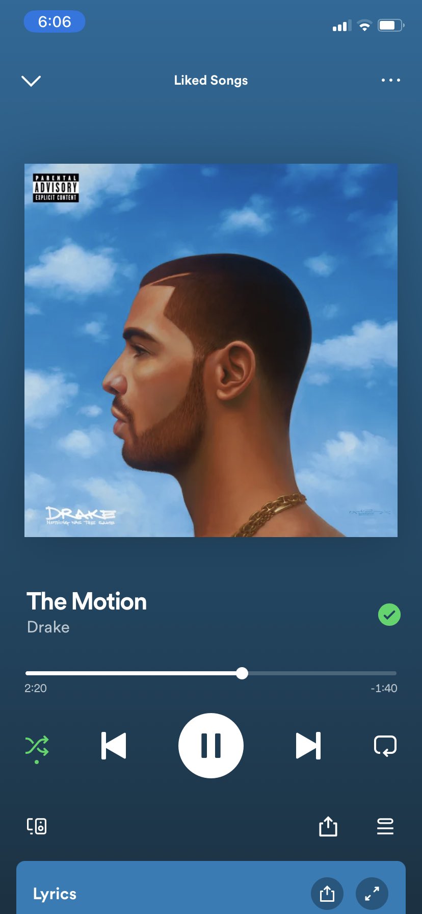 The Motion Drake Lyrics