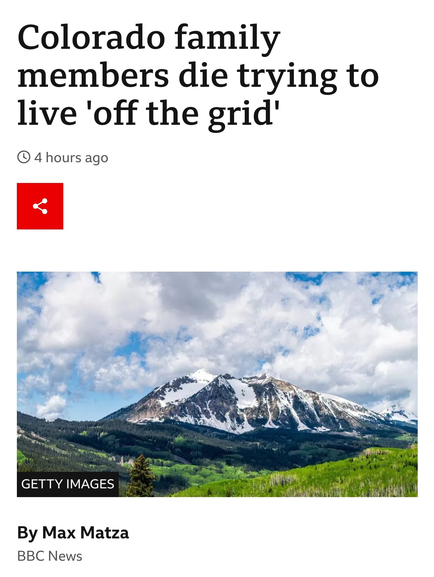 Colorado Mountains Meme