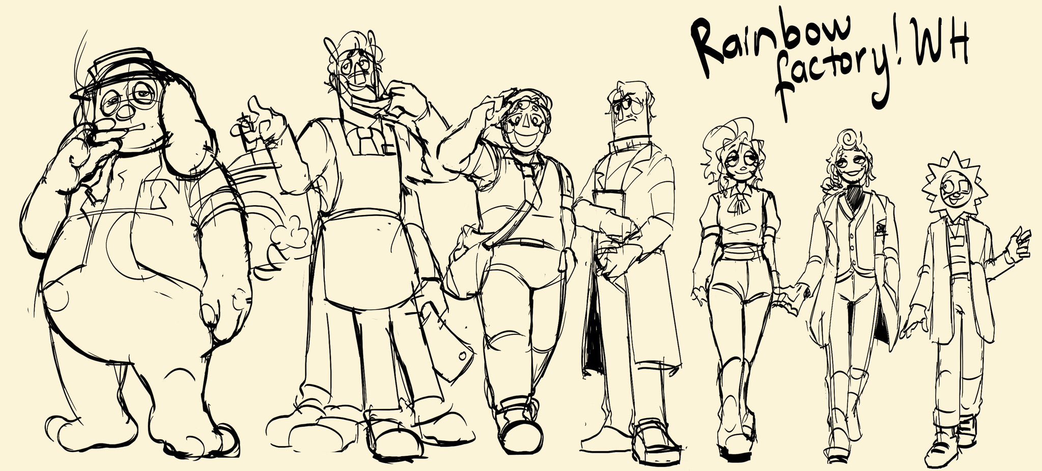 Welcome to The Factory - Welcome home x Rainbow Factory Grimdark AU - ParacetaExtra - Welcome ...