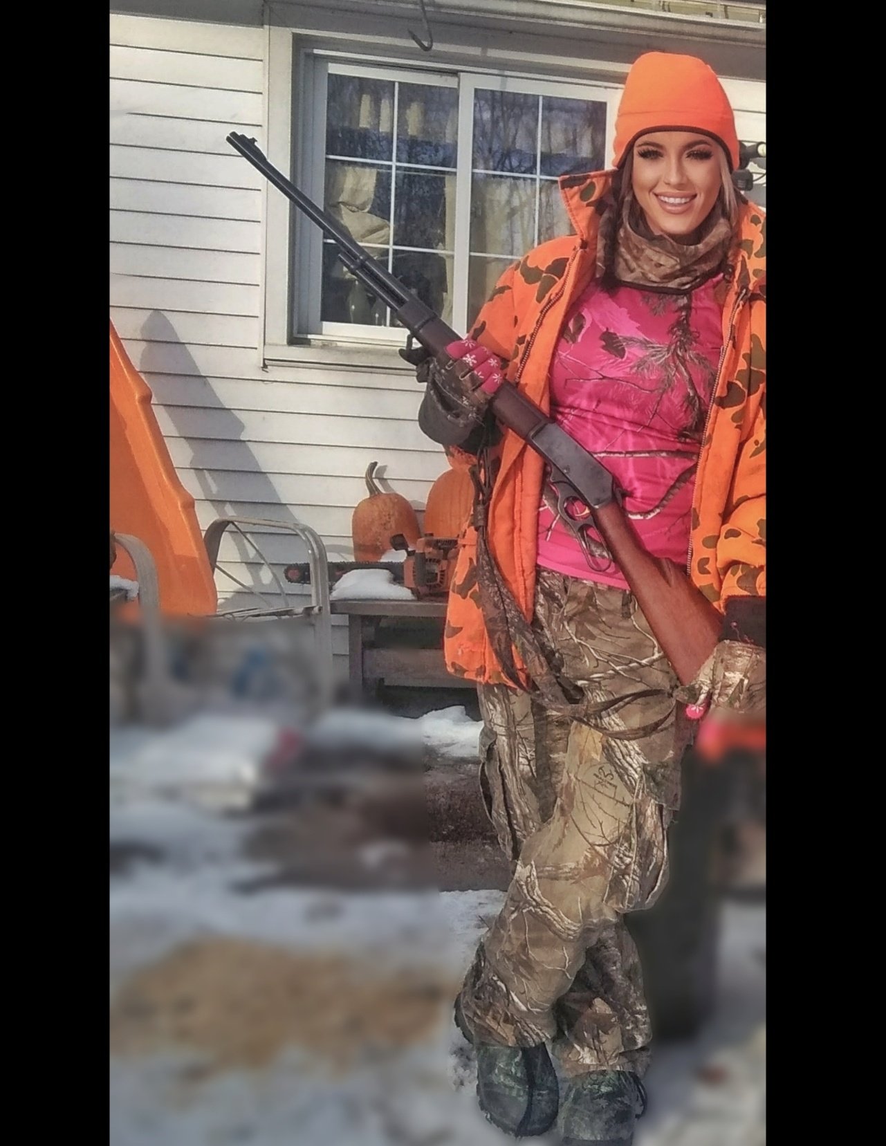 Pink Camo Hunting Gun