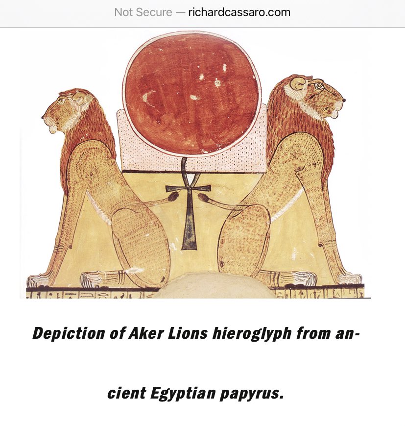 A Cairo on each side of the Arch. A huge Gate with its two Pillars, in ...