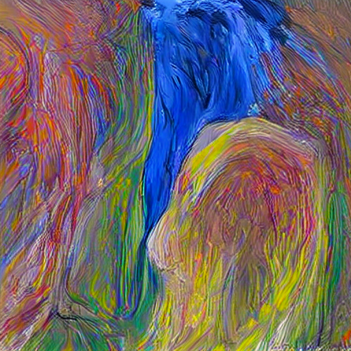 Sleep ( abstract painting) #mits」|嘯(しゃお)のイラスト