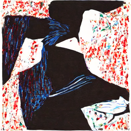 Sleep ( abstract painting) #mits」|嘯(しゃお)のイラスト