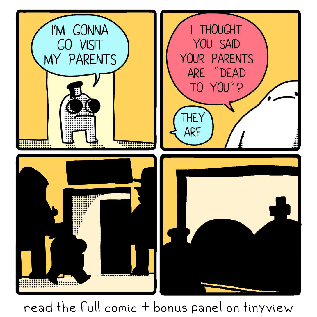 「pls go read my other comic real fast and i will get paid som」zachの漫画