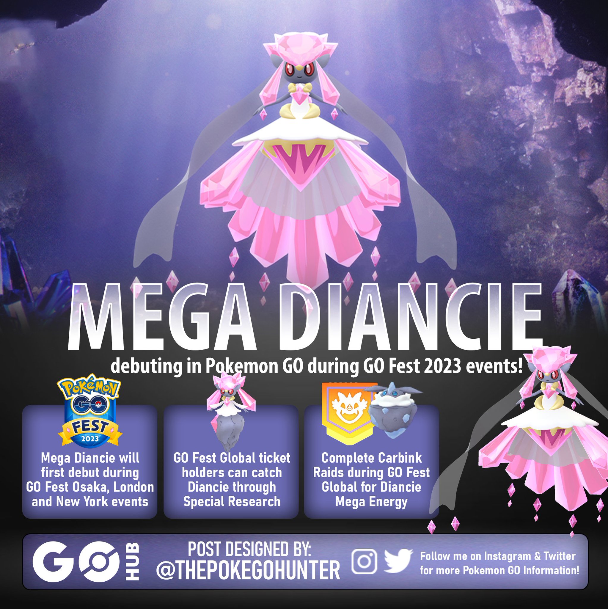 Mega Diancie Pokemon Wallpaper Mega Diancie Wallpapers Wallpaper