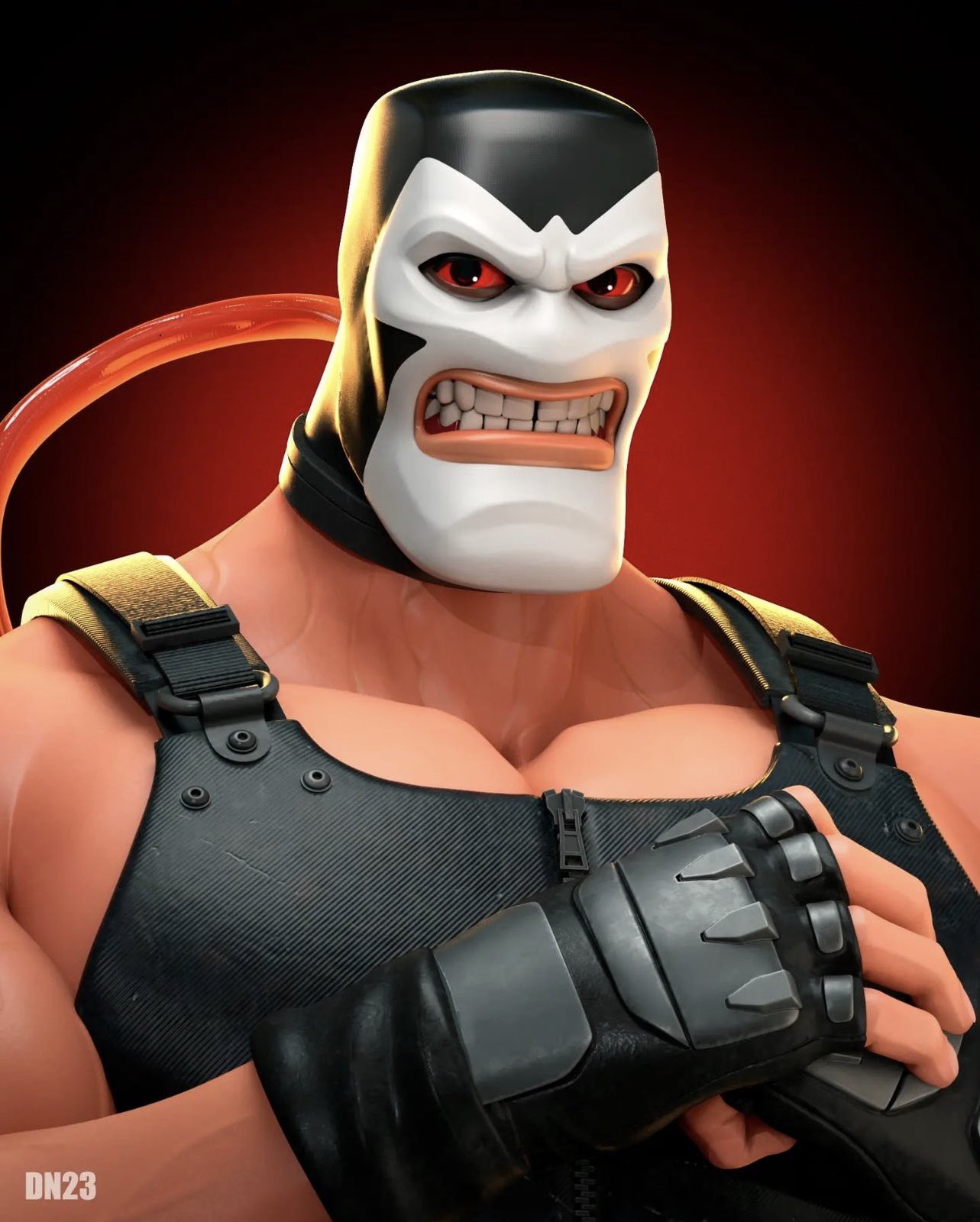 Comic Book Bane Without Mask