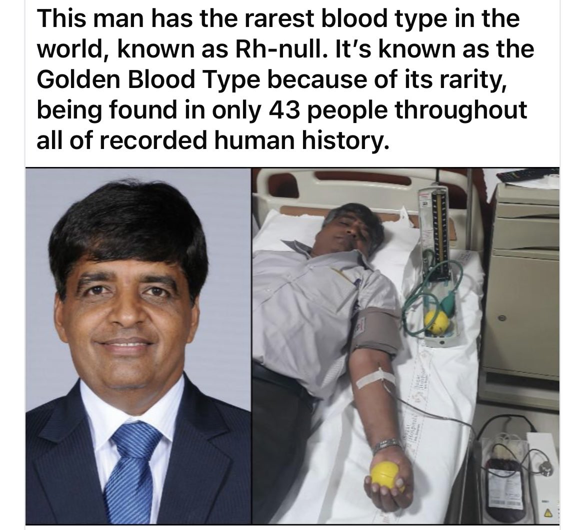 Golden blood: The rarest blood type in the world - Big Think