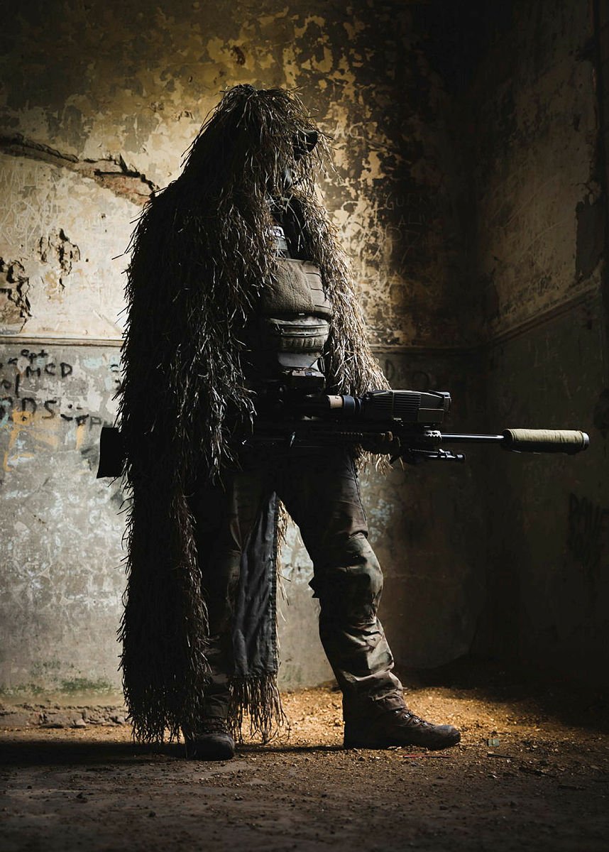 Urban Ghillie Suit Urban Camouflage Tactical Sniper Ghillie Suit
