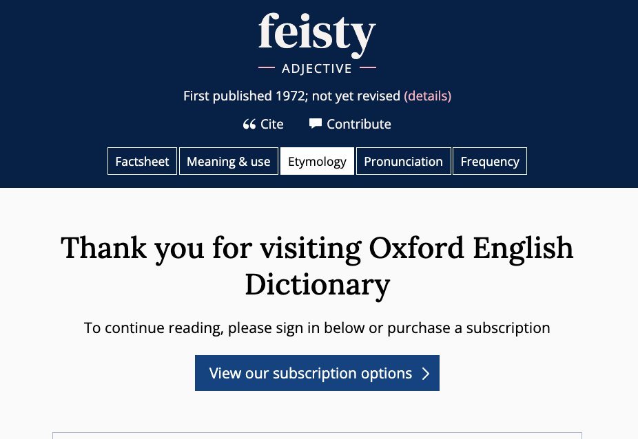 The #etymology Of Feisty! #wordorigins #etymologytiktok, 42% OFF