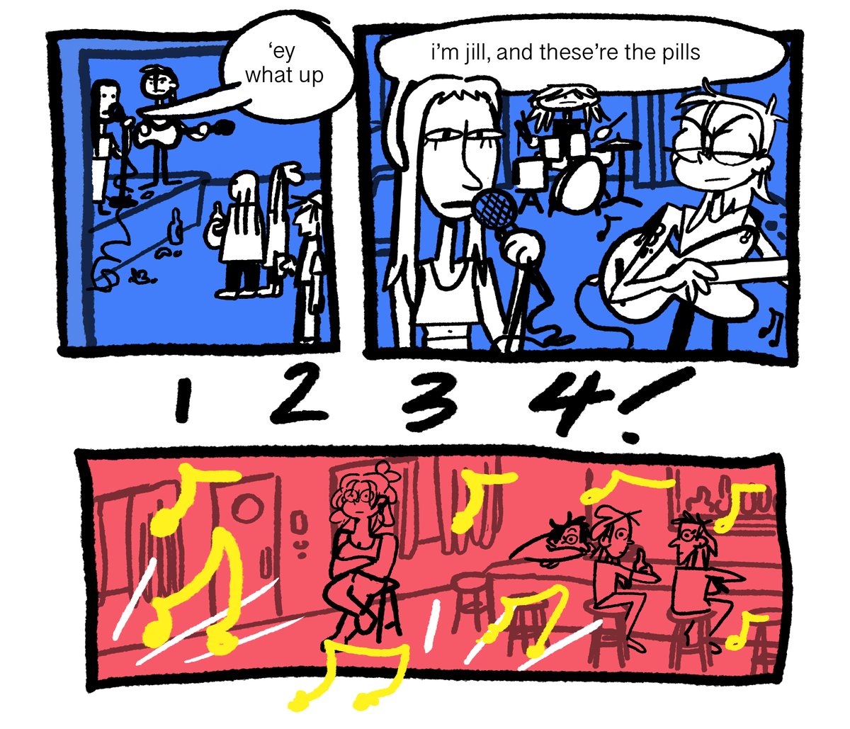 「hopper goes to a party, part 3」connorの漫画