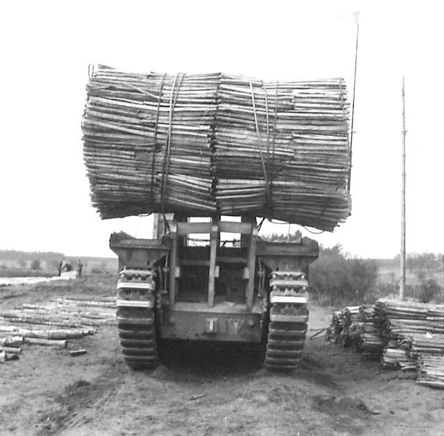 A fascine is the simplest of gap-crossing methods, nothing more than a ...