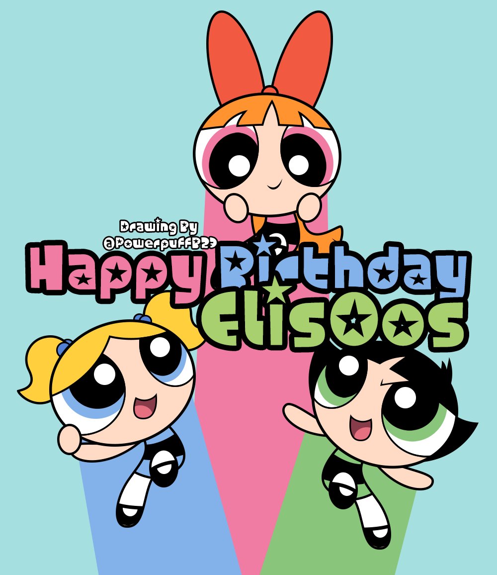 Powerpuff Girls Bubbles Happy