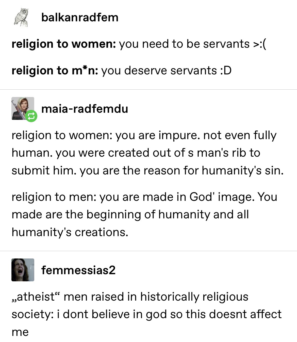 Religious Tumblr