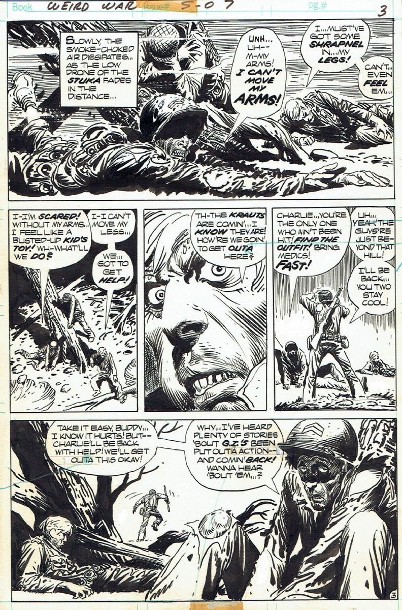 「Joe Kubert 」Horacio Altunaの漫画