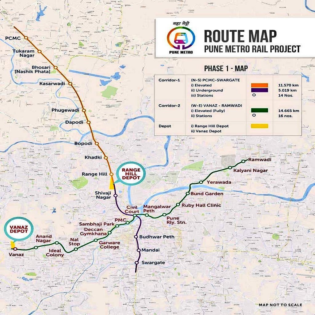 #Pune Metro fares announced! PCMC-Civil Court: ₹30 PCMC-PMC/Pune Stn:₹30 Ruby Hall-PCMC: ₹30 ...
