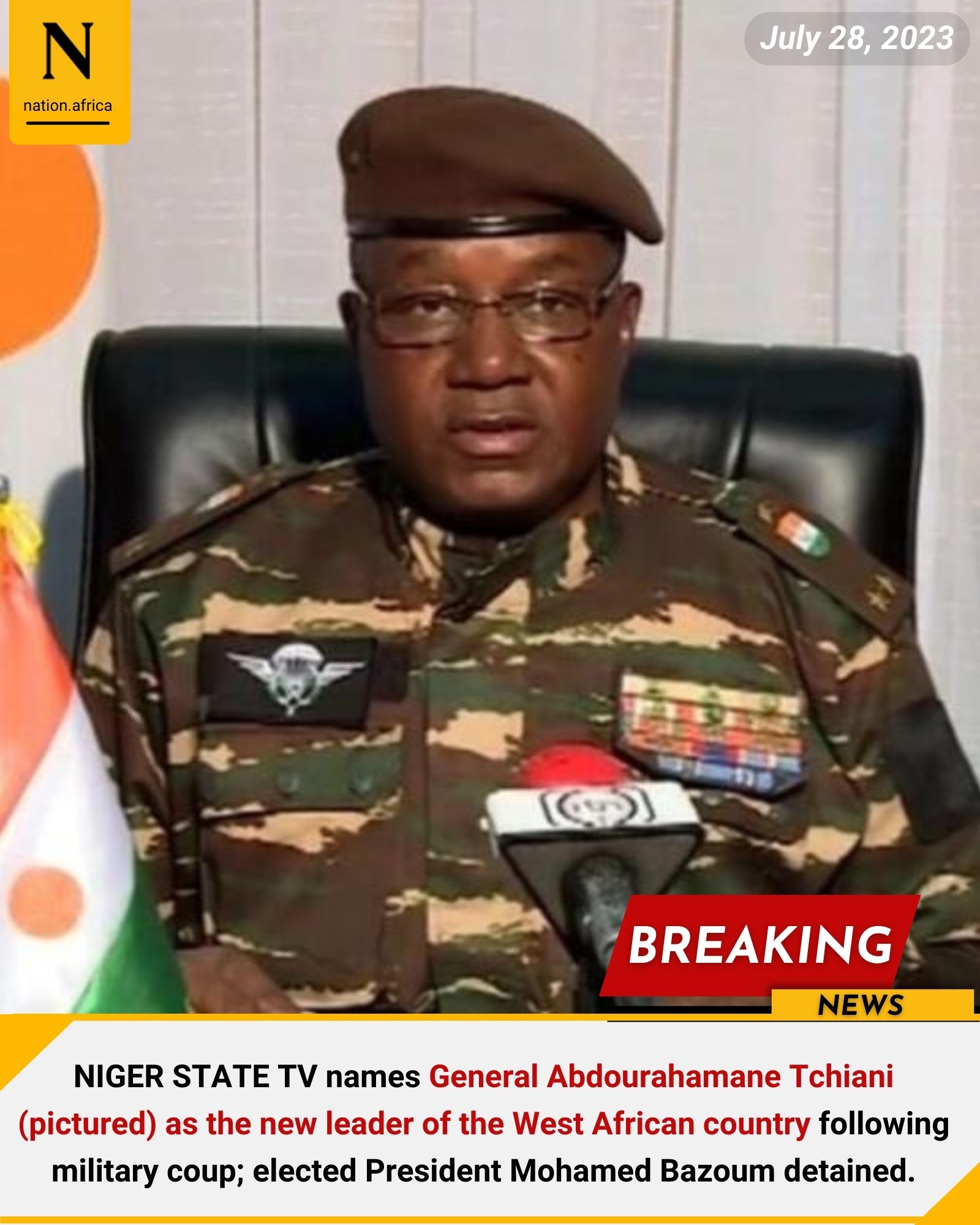 Niger President ECOWAS: Niger President Na New Chairman For One Year