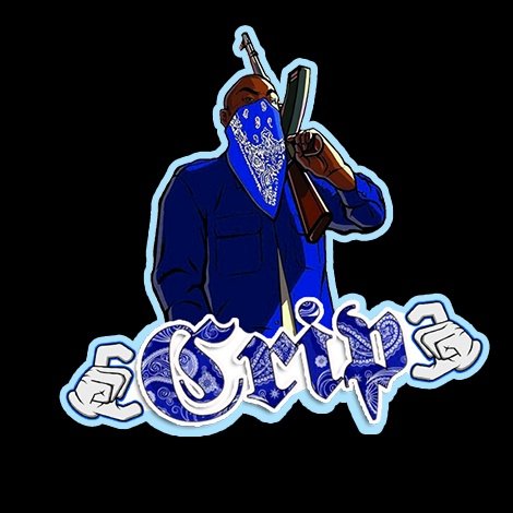 West Side Crip Gangster Drawings