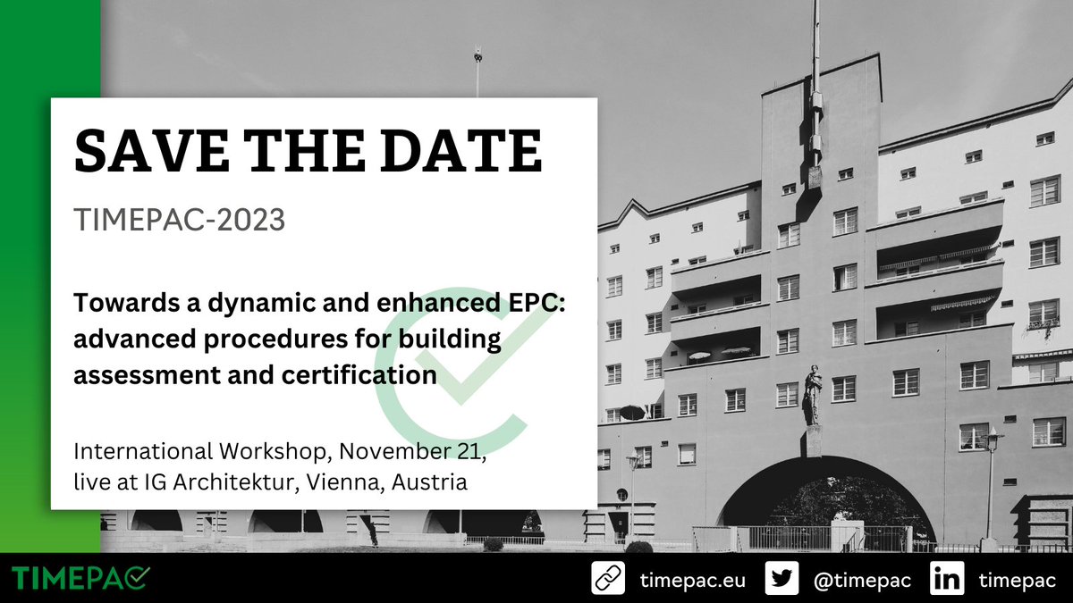 TIMEPAC Verification Workshop: Improving building operation with ...