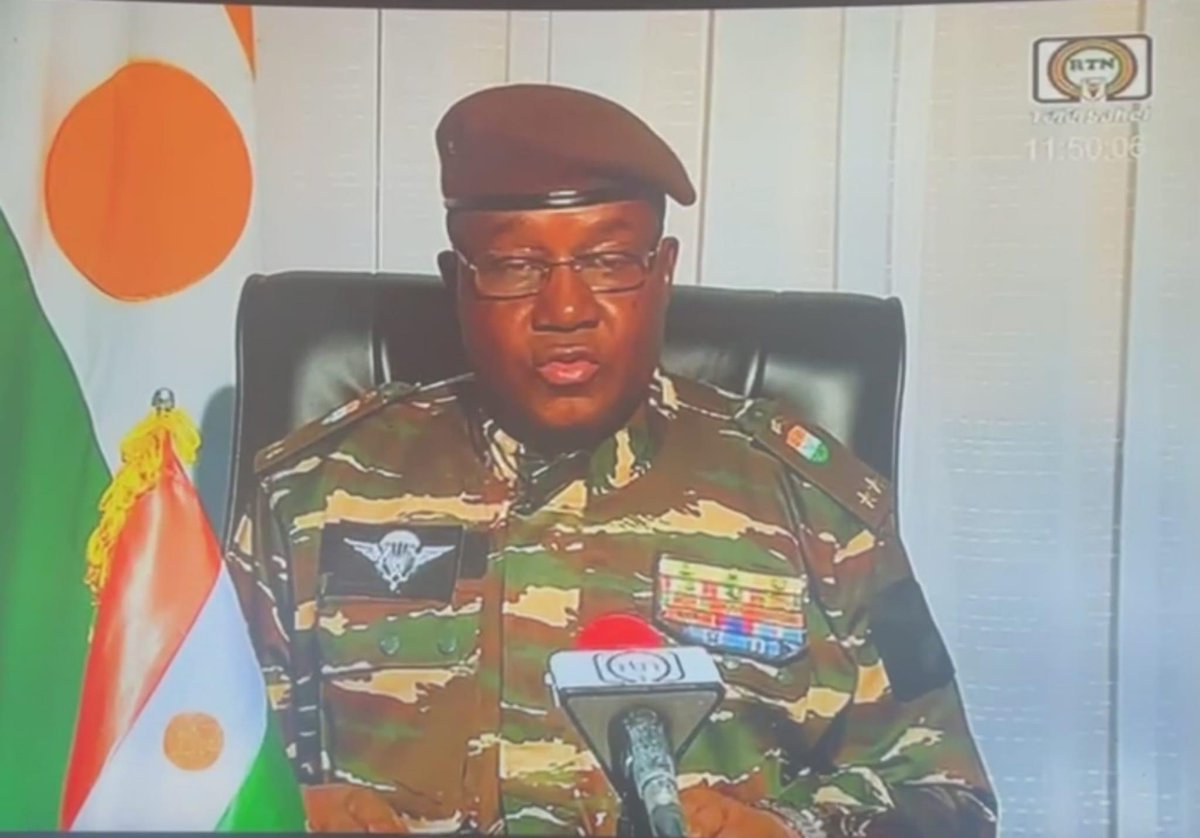 Niger Coup update;The new Head of State of the Junta of Niger Republic ...